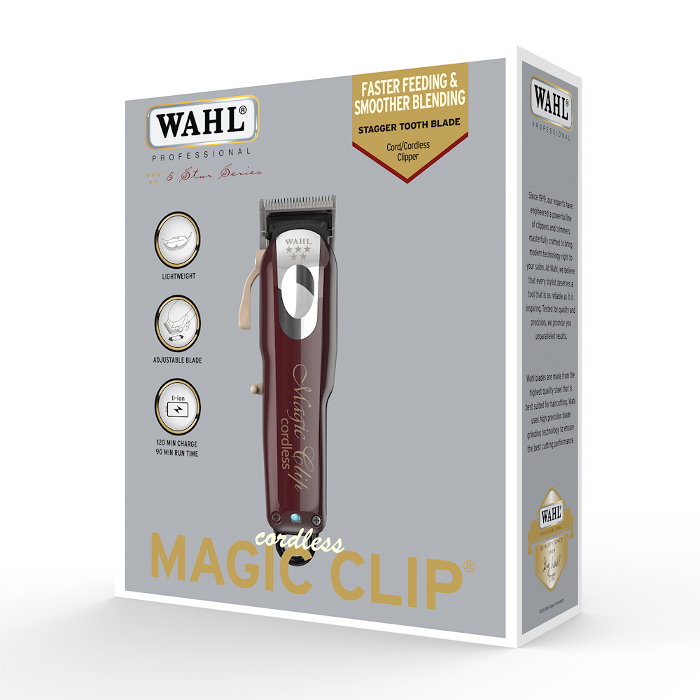 Wahl 5 Star Magic Cordless Clipper | Red One Australia