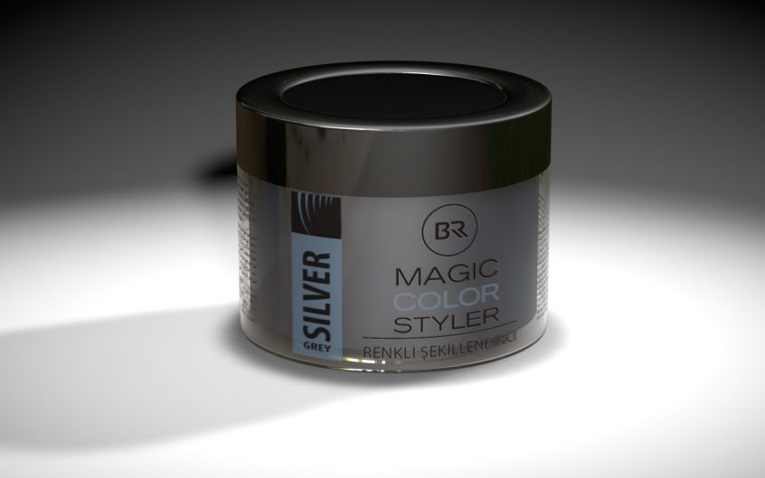 Black & Red Magic Color Hair Wax - Grey (100ml) | Red One Australia