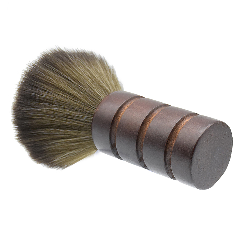 Professional Barber Neck Brush (Dark Wooden Brown) | Red One Australia