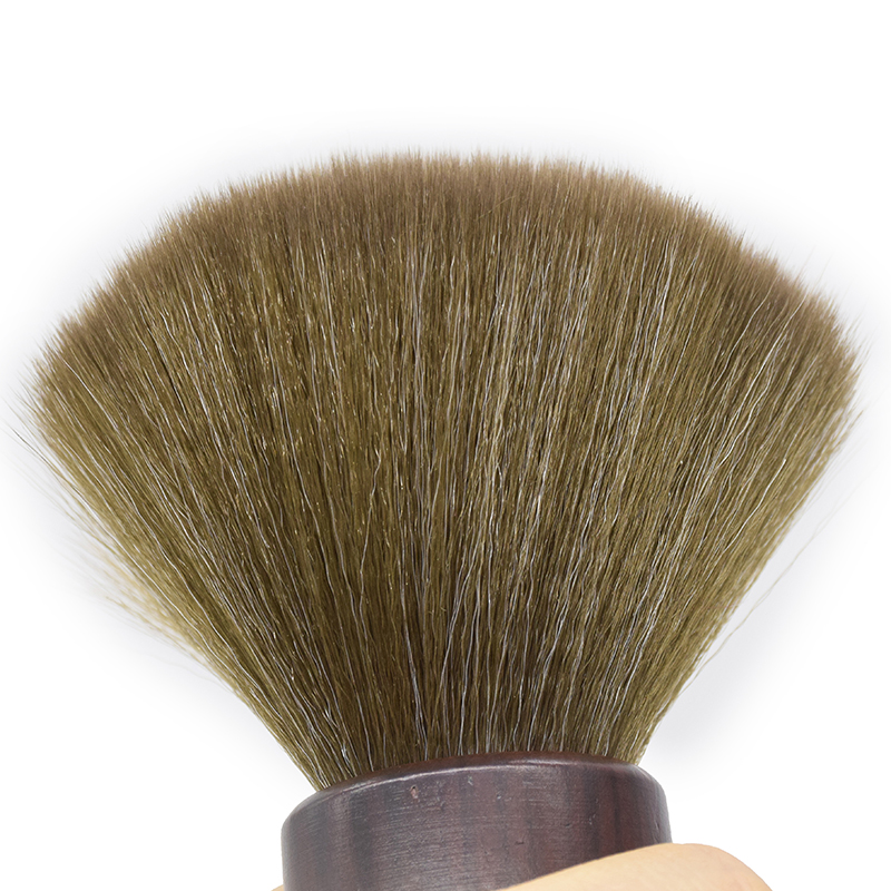 Professional Barber Neck Brush (Dark Wooden Brown) | Red One Australia
