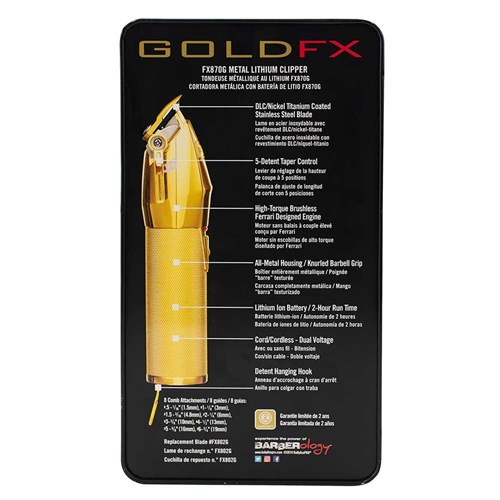 BaBylissPRO GoldFX Lithium Hair Clipper | Red One Australia