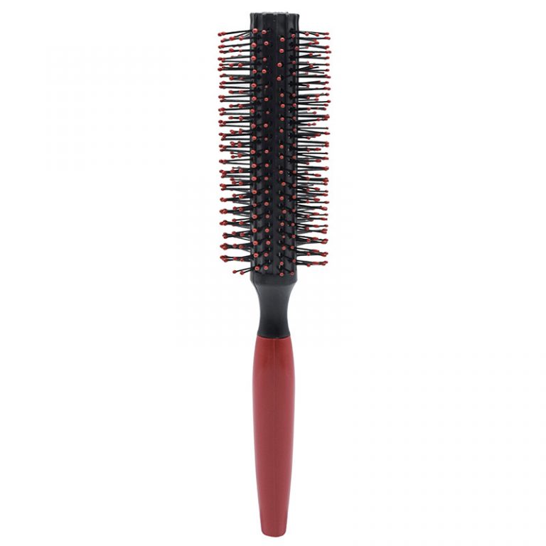 Round Red Hair Brush - Smooth, Voluminous, Frizz Free Hair | Red One ...