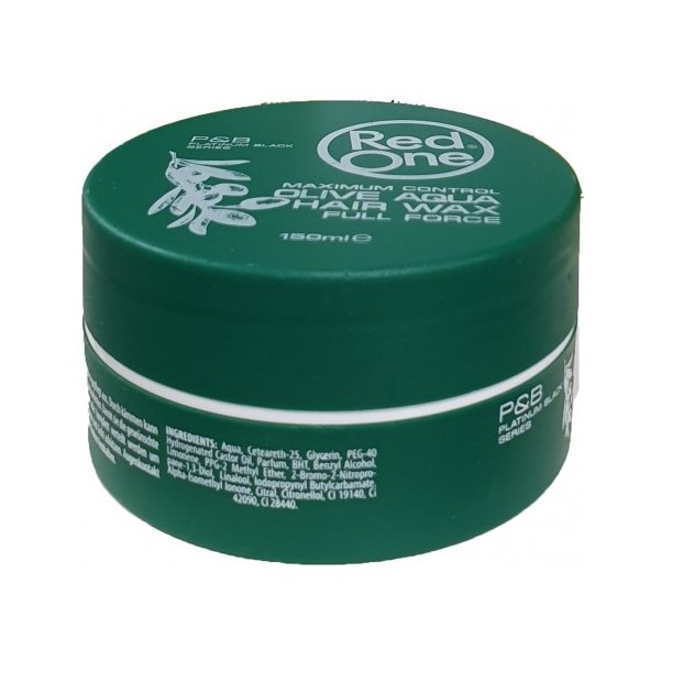 RedOne Aqua Hair Wax Full Force Olive 150ml | Red One Australia