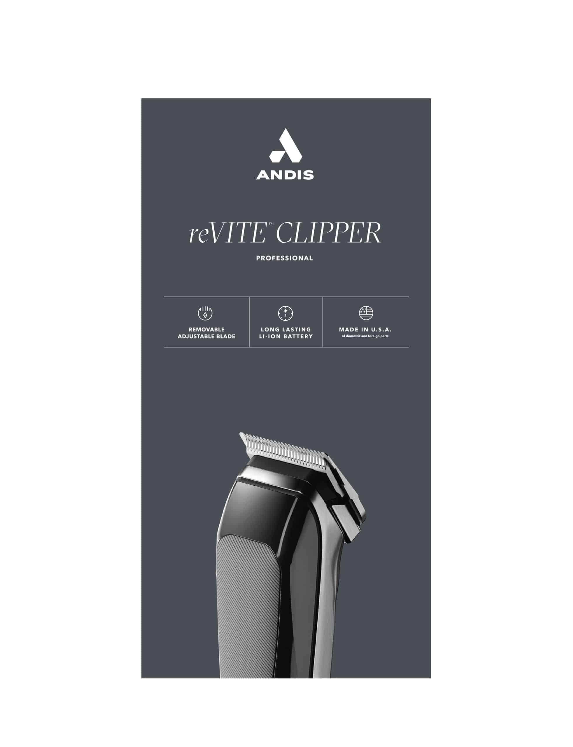 Andis reVITE Clipper – Quiet, High-Performance Clipper | Red One Australia