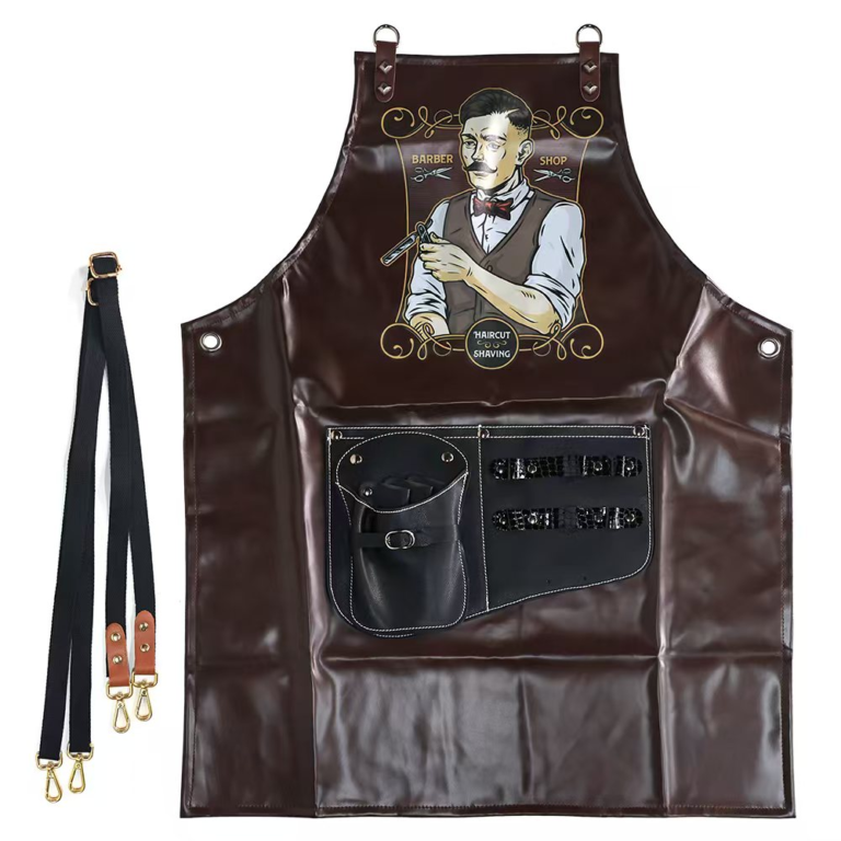 Barber Cutting Apron leather( Barber Shop) | Red One Australia